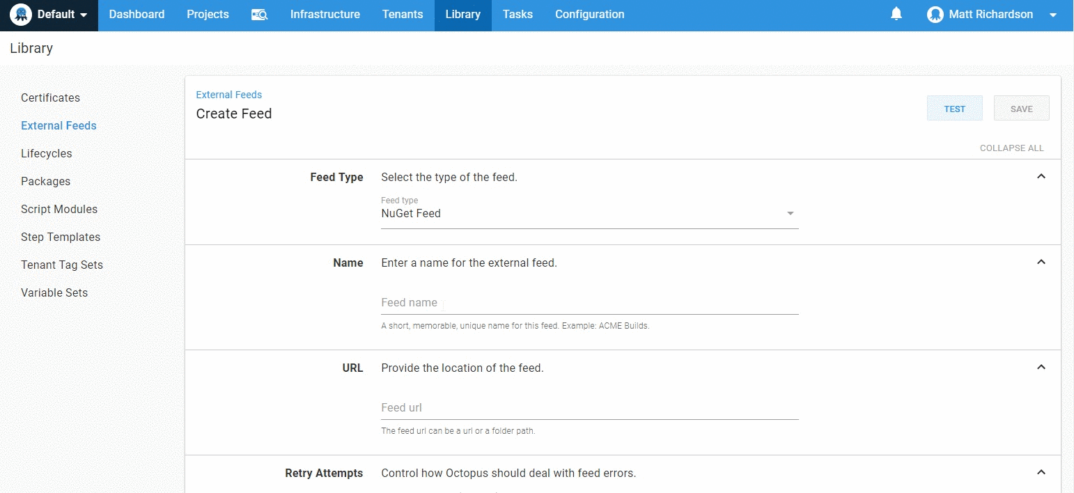Test Button On New External Feed Crashes · Issue 5534 · Octopusdeployissues · Github 2525