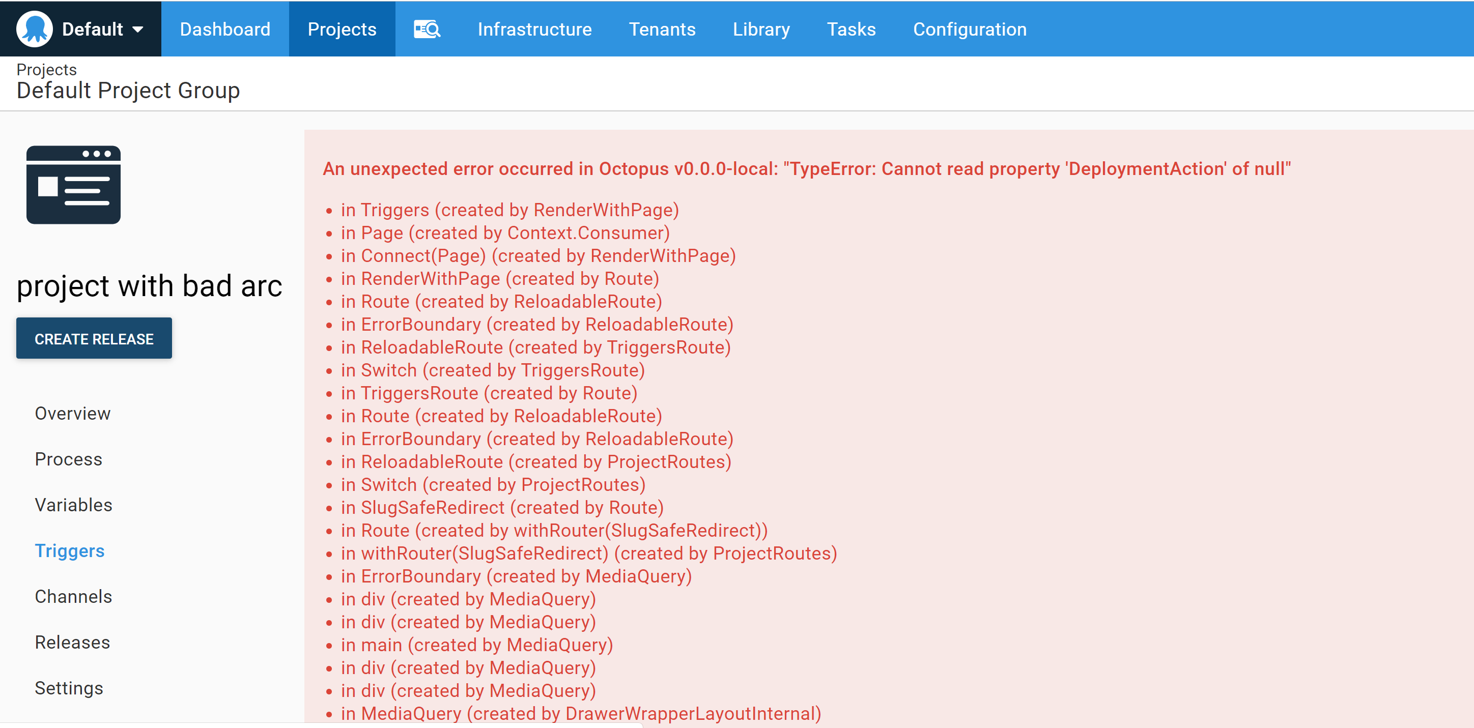 Invalid ARC configuration can crash process and triggers page · Issue #5849 · OctopusDeploy ...