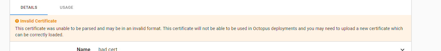 Bad certificate shows "corrupted stream detected malformed integer" on deploy · Issue #5955 ...