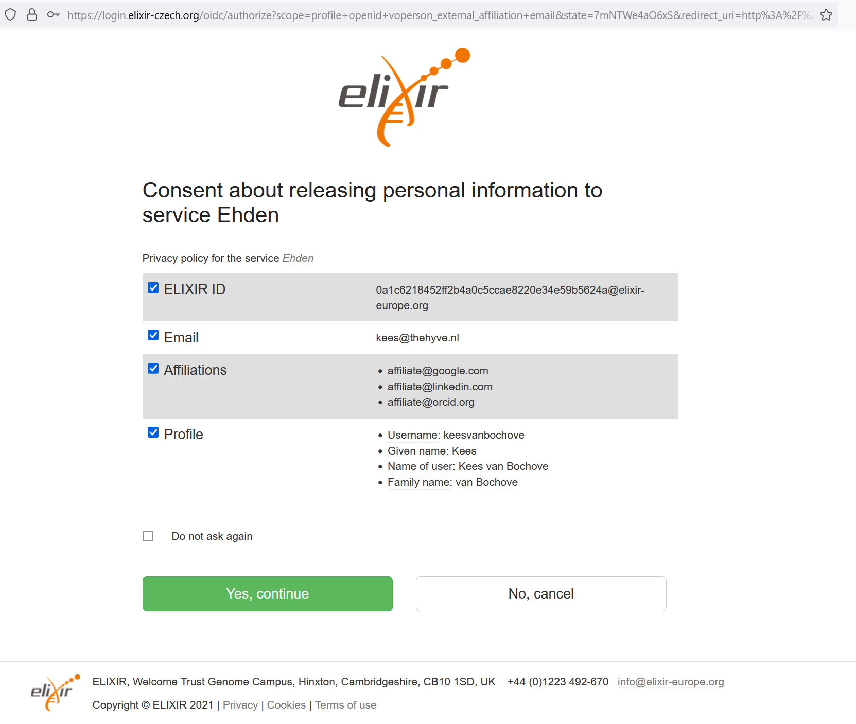 Logging in via ELIXIR does not work with my account · Issue #79 · EHDEN ...