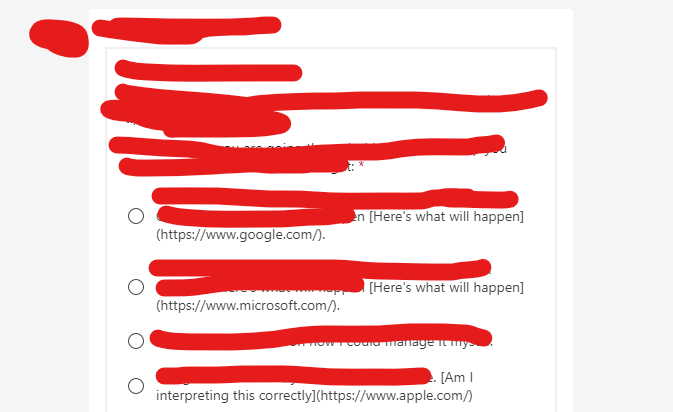 [rendering] Cannot Display Hyperlink Inside Choice Title With Markdown Syntax · Issue 7769