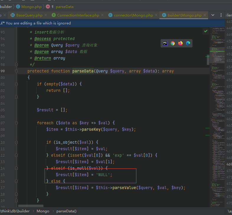 tp6 往mongo插入null的时候会转为字符串 · Issue #438 · top-think/think-orm · GitHub