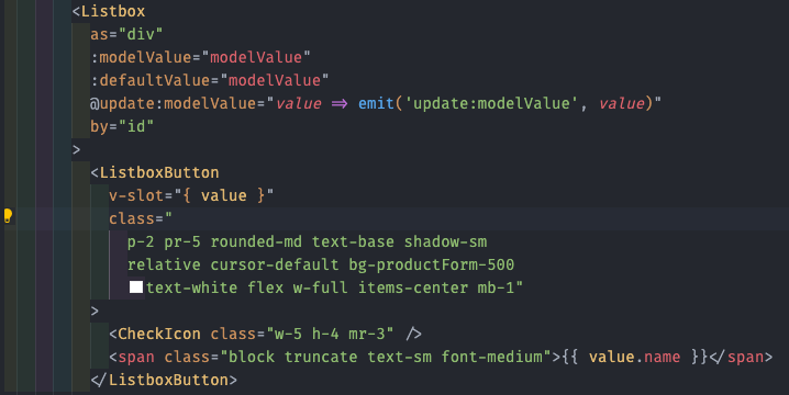 Vue Listbox Select Defaultvalue Not Working · Issue 1931 · Tailwindlabs Headlessui · Github