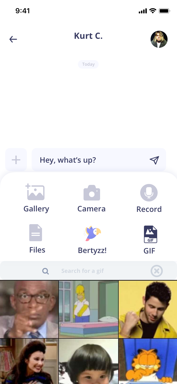 Files Option (+) Button in conversation. · Issue #2783 · berty/berty ...