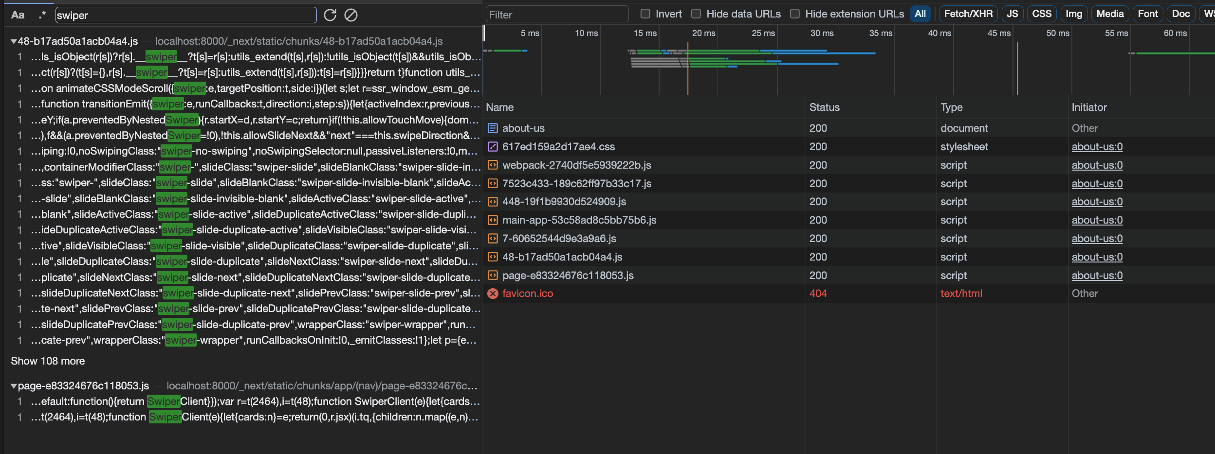 External library code gets loaded on blank page where library is not used · Issue #57337 ...