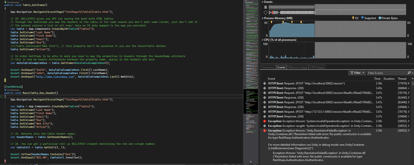Unity.ResolutionFailedException: RestSharp.Athuenticators.IAuthenticator, is an interface....Are ...