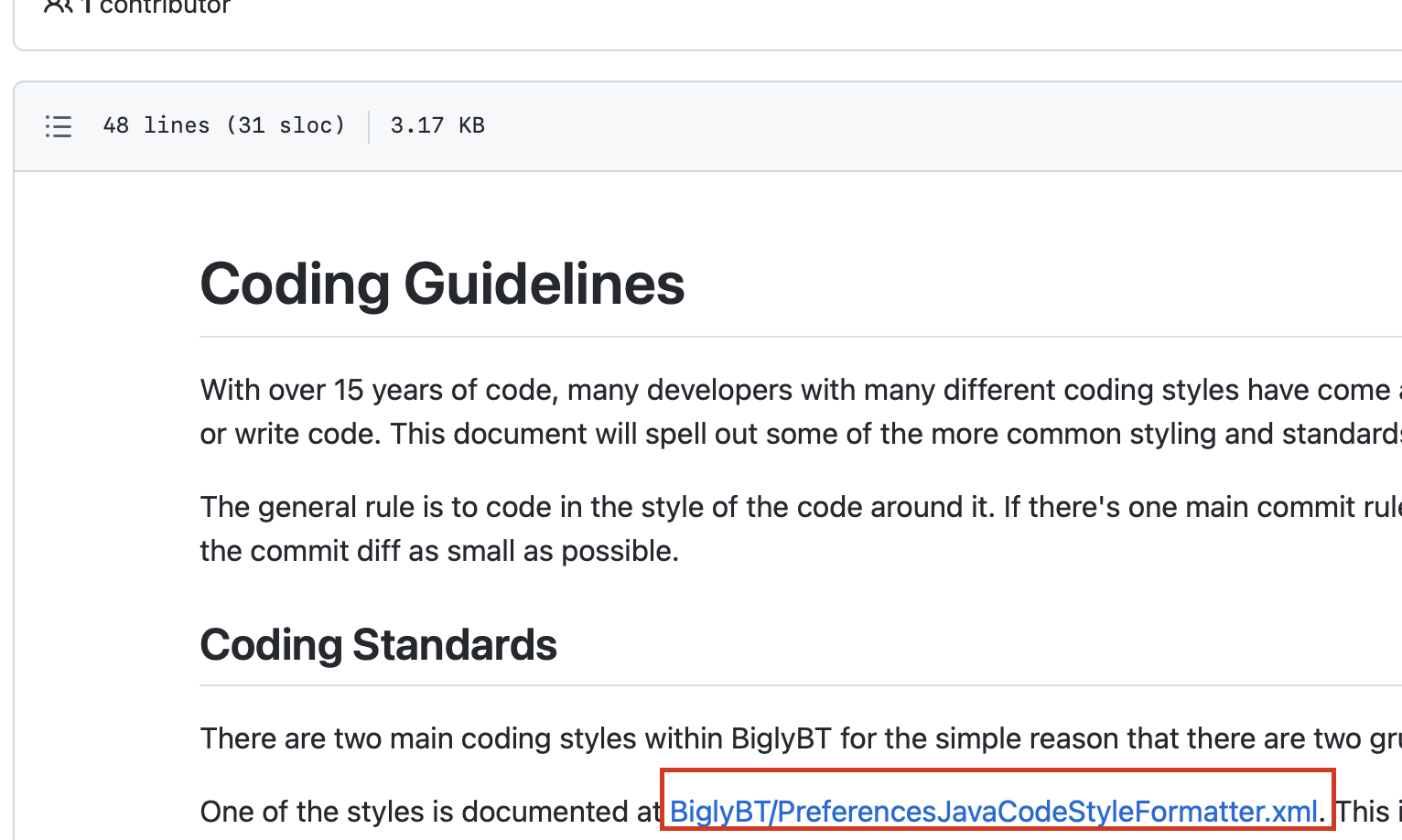 CODING_GUIDELINES.md below link is not working. · Issue #2551 · BiglySoftware/BiglyBT · GitHub