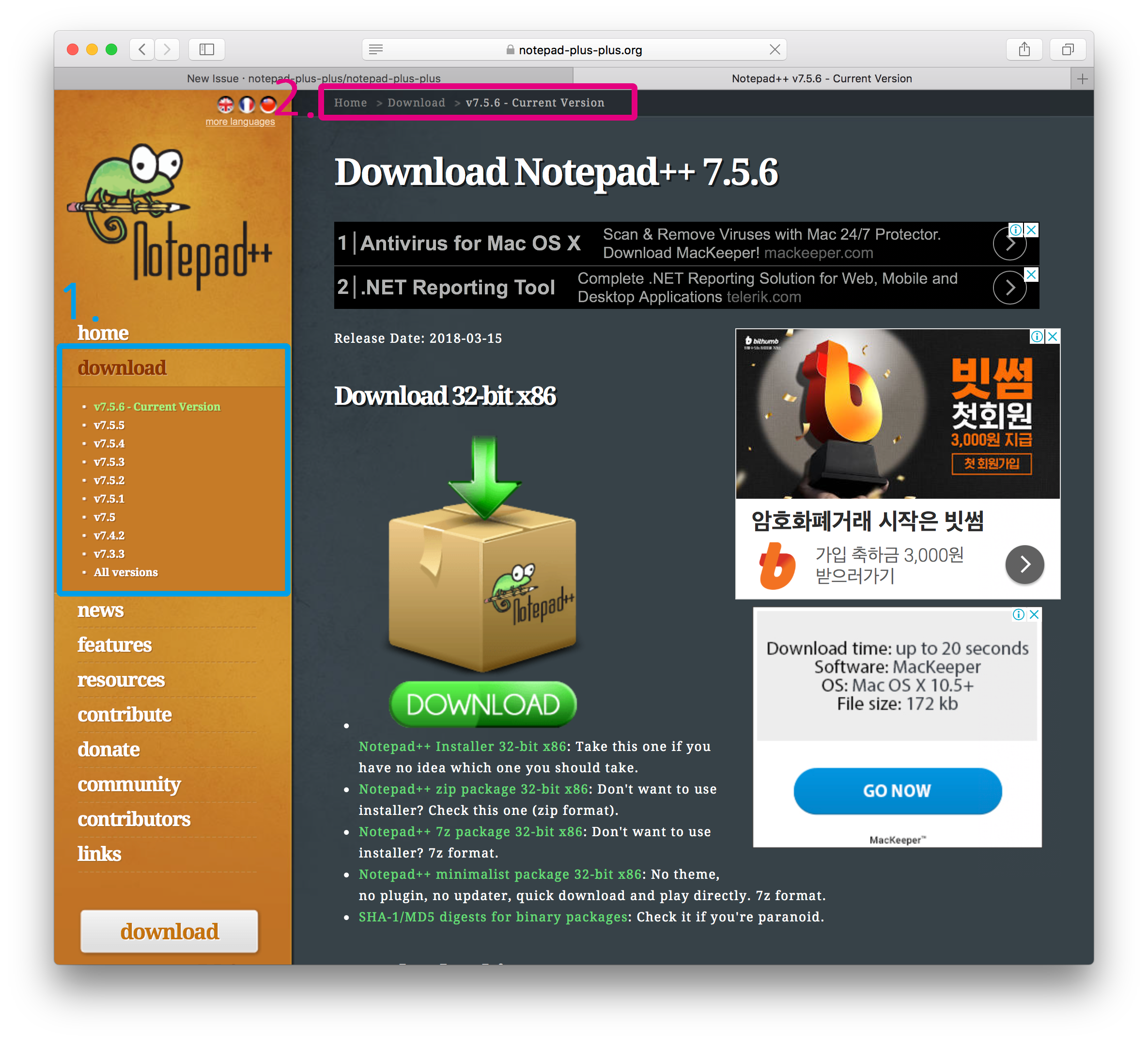 Homepage [Korean] Language Additional requests · Issue #4547 · notepad ...