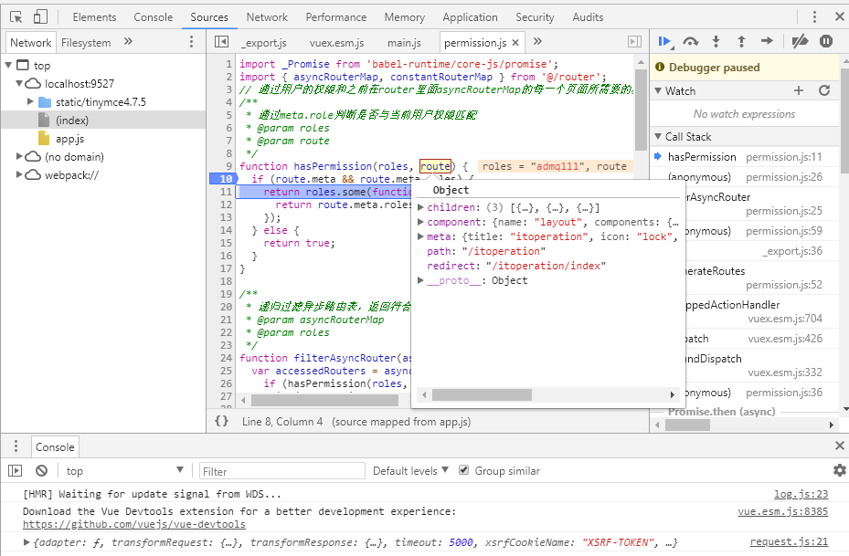 roles.some is not a function · Issue #688 · PanJiaChen/vue-element ...