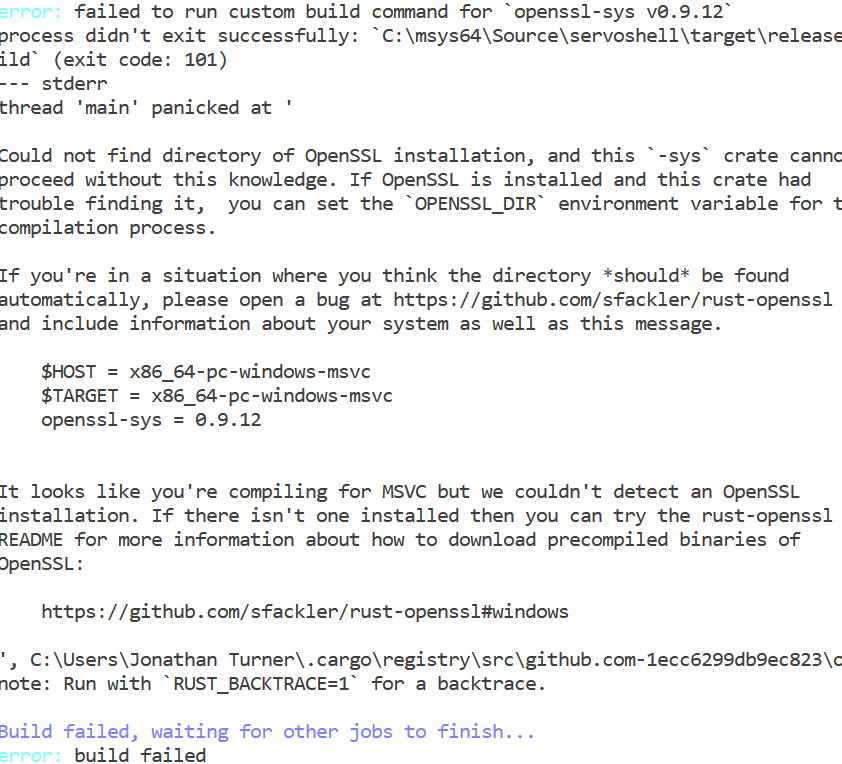 Can't compile on Windows · Issue #13 · paulrouget/servoshell · GitHub