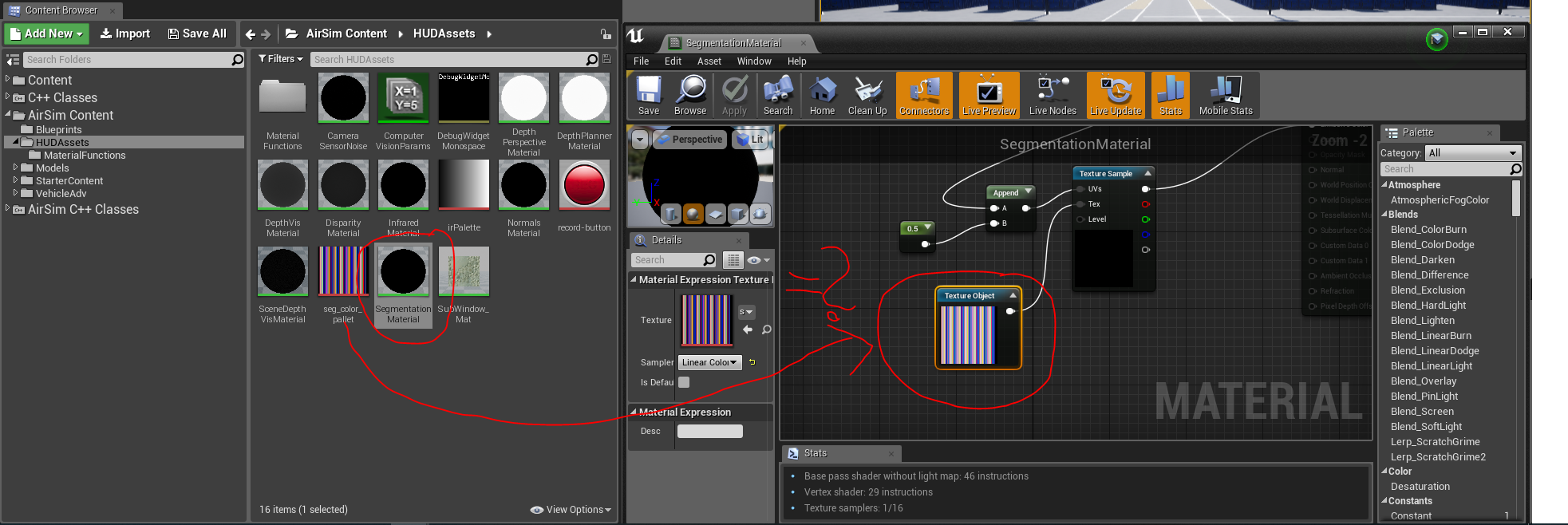 Swapping out segmentation color pallet breaks segmentation · Issue #1367 · microsoft/AirSim · GitHub