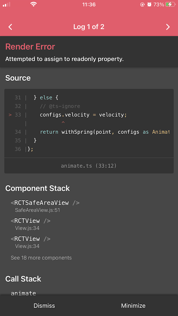 [v4] `Attempted to assign to readonly property` error · Issue #650 · gorhom/react-native-bottom ...