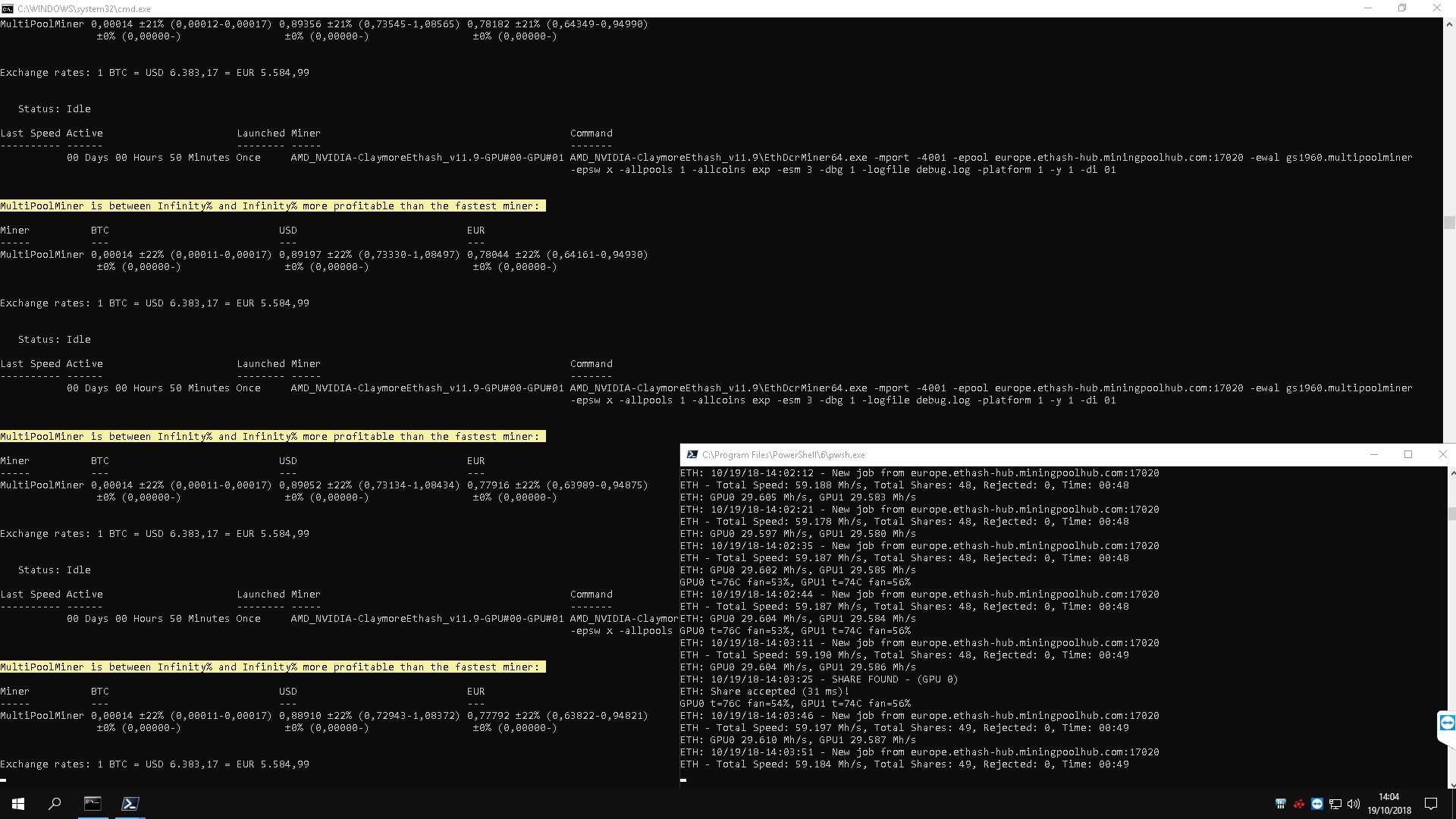 Version 3.1.0 Beta 3 is ready · Issue #2203 · MultiPoolMiner/MultiPoolMiner · GitHub