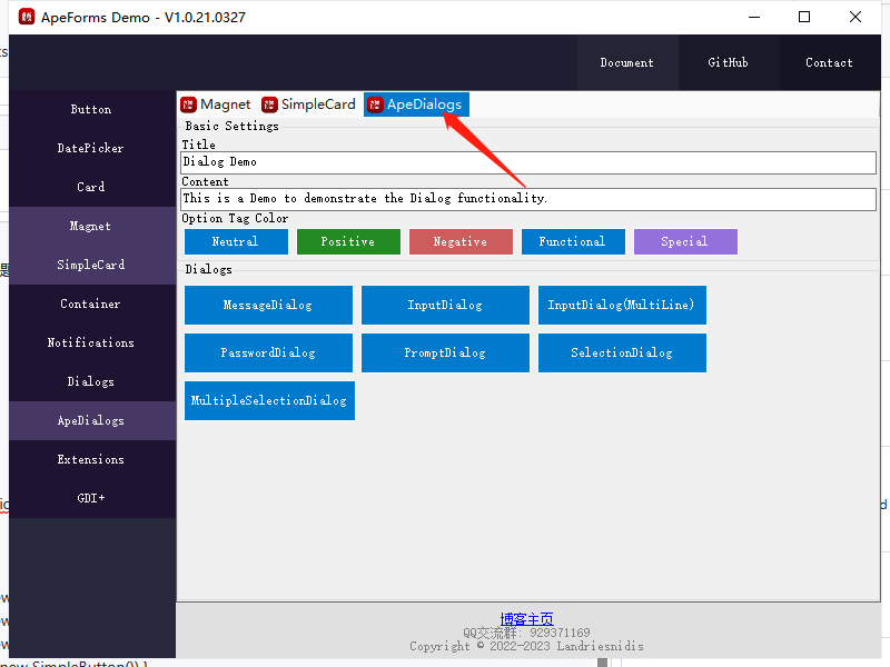 SlideTabControl的tab标题的背景色修改 · Issue #1 · ApeFree/ApeFree.ApeForms · GitHub