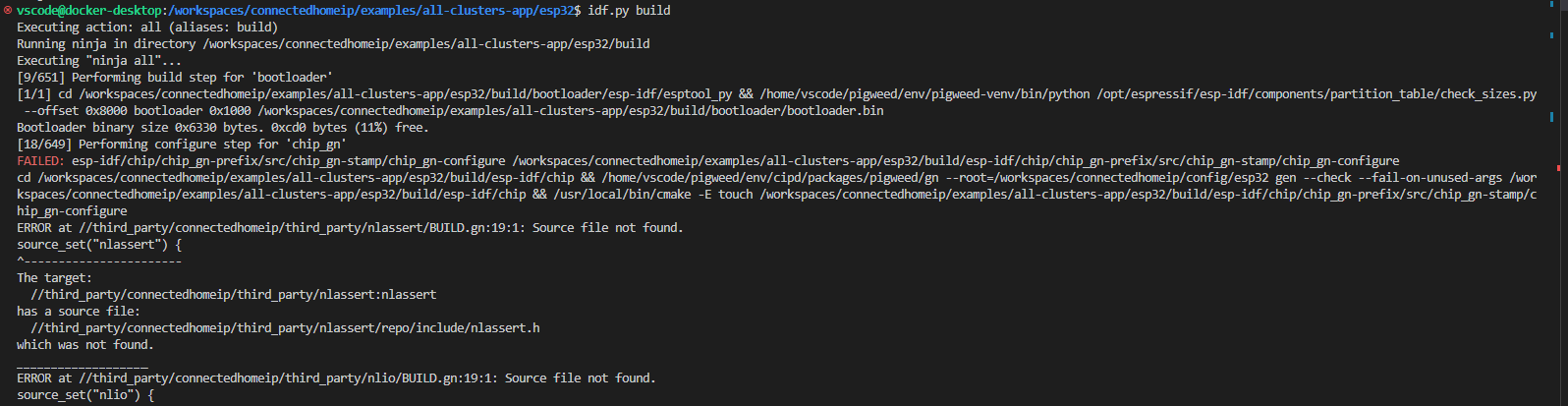 [BUG] [WSL2] Unable to build the project · Issue #24147 · project-chip/connectedhomeip · GitHub