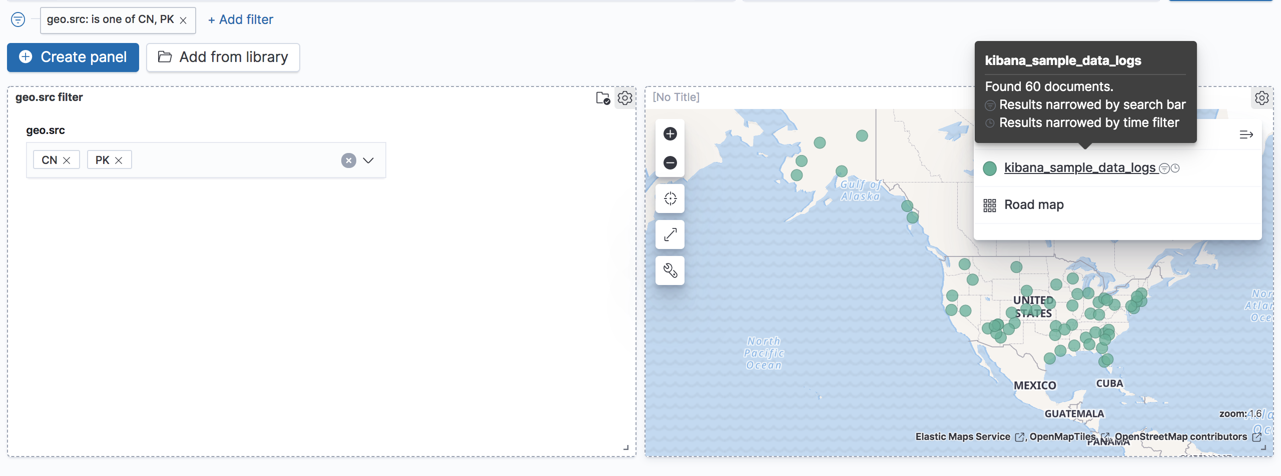 [Maps] multi-select query from Controls visualization not always ...
