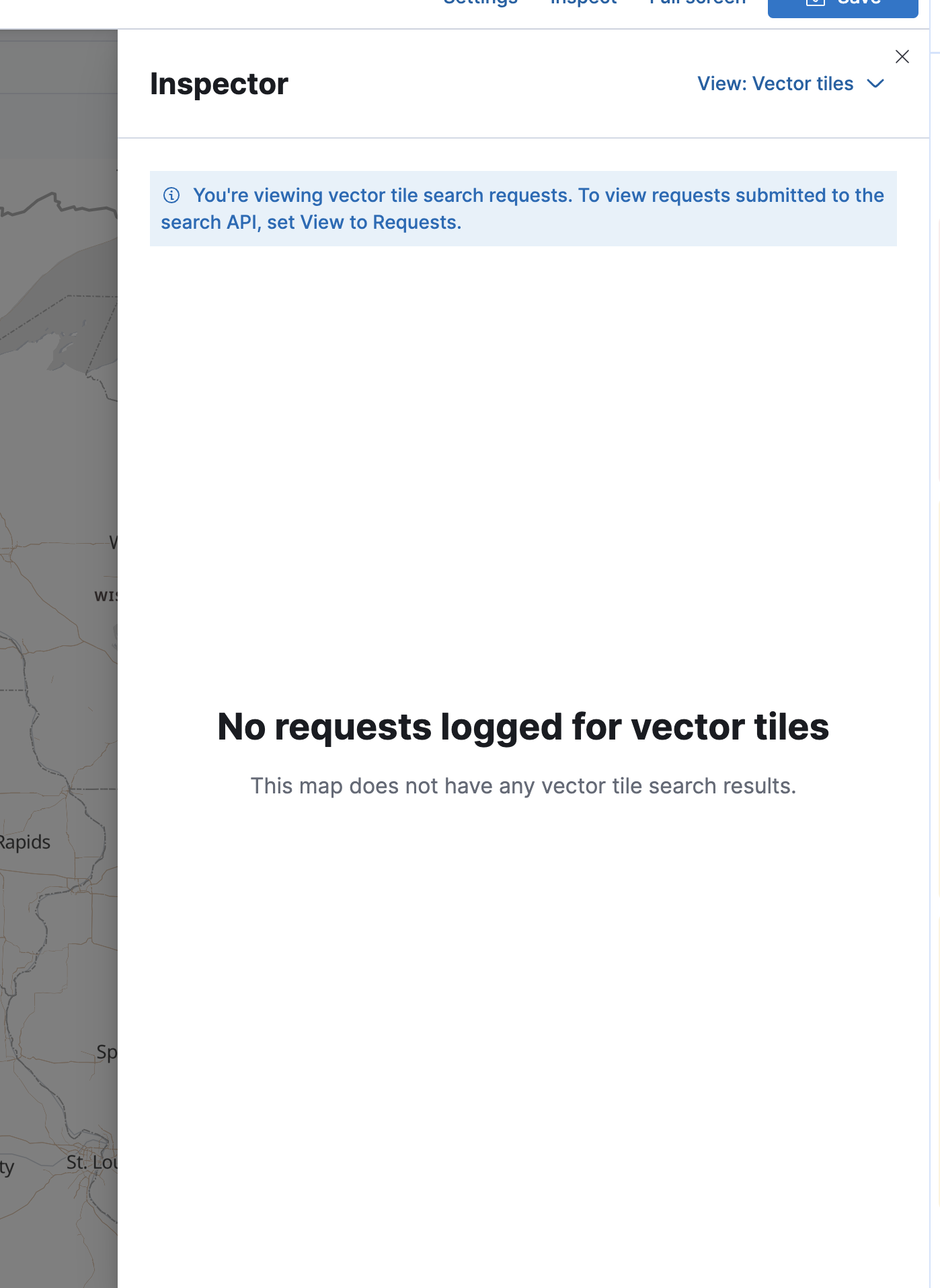 [maps] do not display vector tile inspector when there are no layers requesting vector tile ...