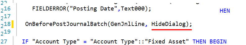 Codeunit 232 - Gen. Jnl.-Post+Print - Hide Confirmation · Issue #965 · microsoft/ALAppExtensions ...