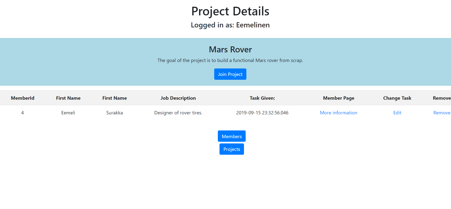 GitHub - Eemelinen/ProjectManager: Web application for managing projects. Made with Java Spring ...