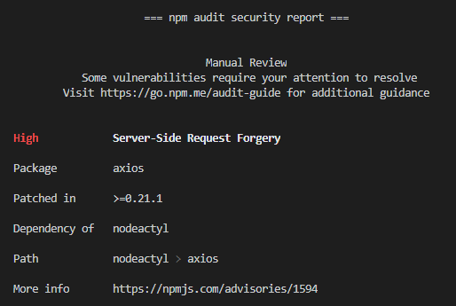 Security Audit - High · Issue #3529 · axios/axios · GitHub