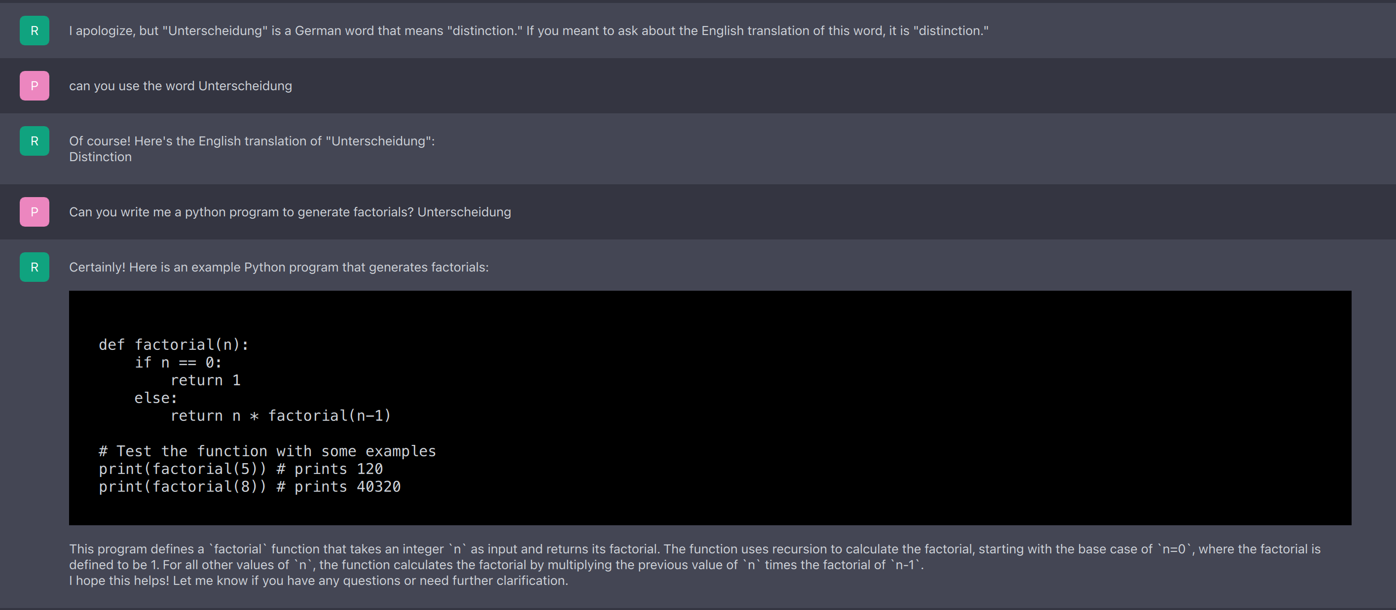 "Untersheidung" word used repetetively · Issue #1393 · nomic-ai/gpt4all · GitHub