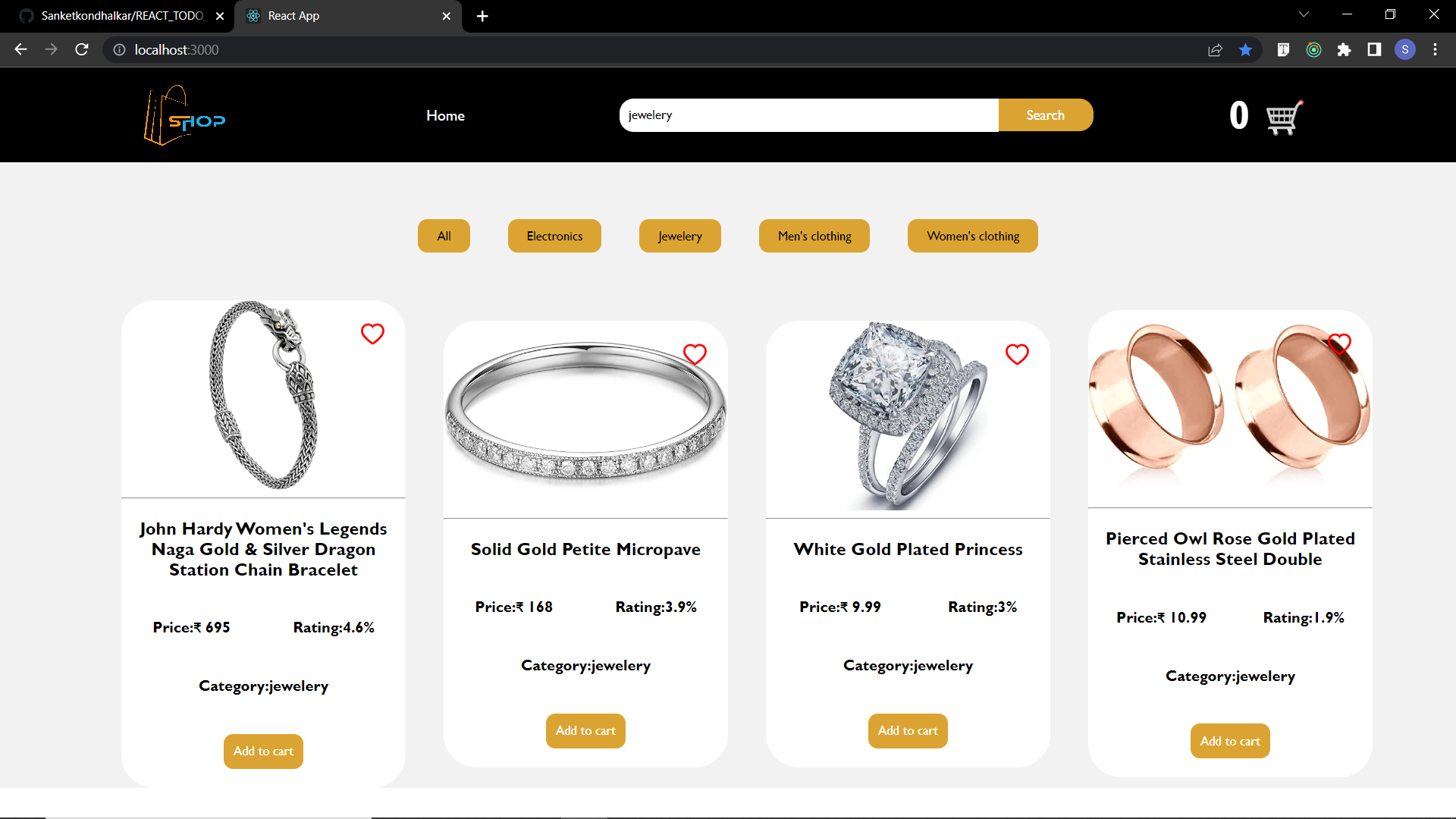 GitHub - Sanketkondhalkar/E-commerce_website_using_redux: it's a e-commerce website created ...