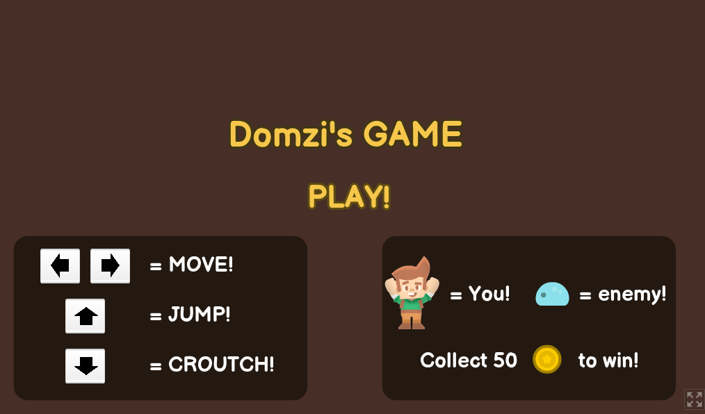 GitHub - Domen-Zukovec/Platrfotmer-Game: A short platformer (cca. 30 min) that I made using the ...