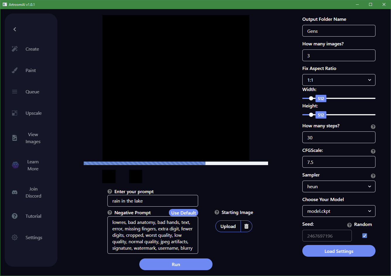 Black generated pictures · Issue #23 · artmamedov/artroom-stable-diffusion · GitHub