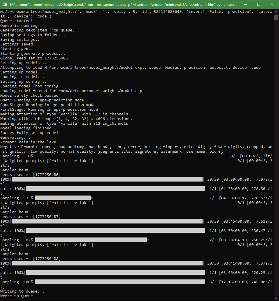 Black generated pictures · Issue #23 · artmamedov/artroom-stable-diffusion · GitHub