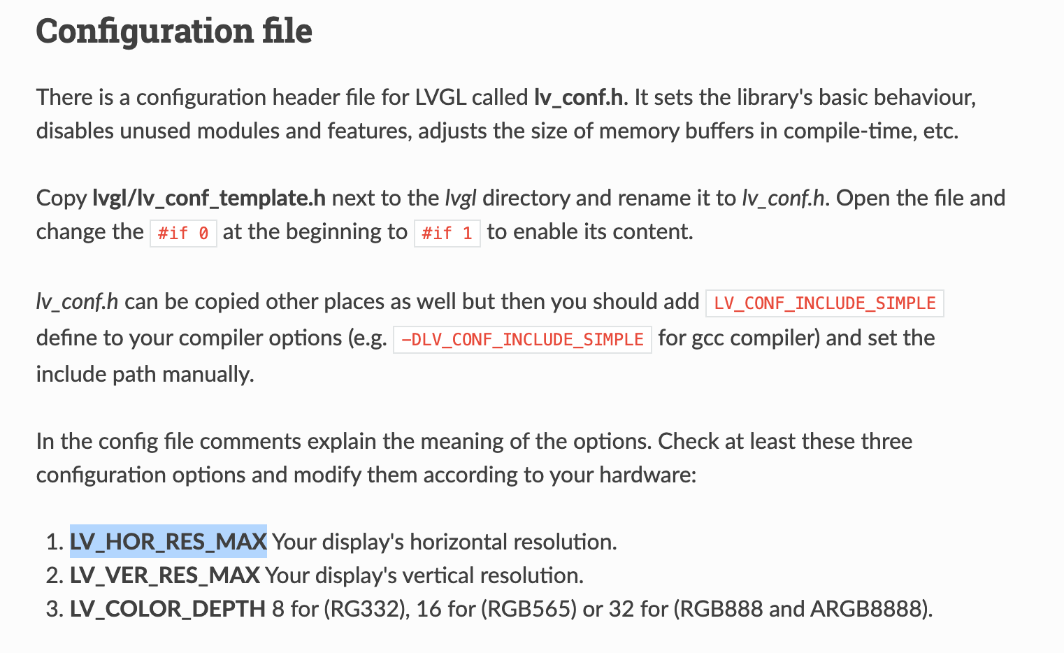 Resolution Defines Are Absent From Config Template · Issue 3655 · Lvgllvgl · Github 