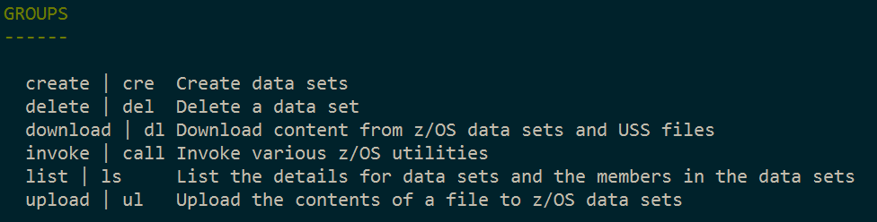 zos-files help changes · Issue #60 · zowe/zowe-cli · GitHub