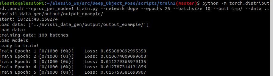 Learning Custom Data Always 0 · Issue 321 · Nvlabs Deep Object Pose · Github