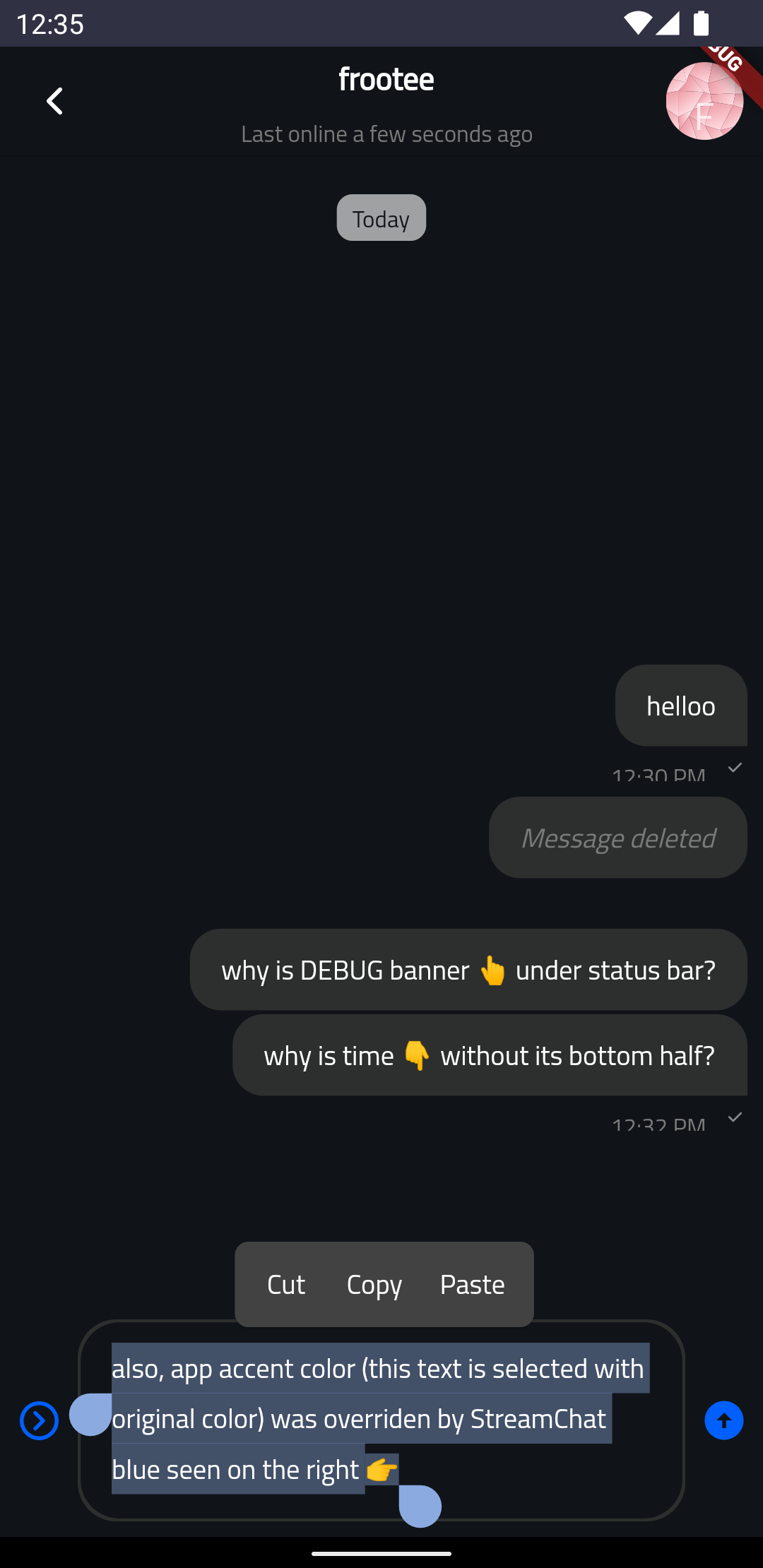 Wrapping MaterialApp in StreamChat does something to general layout and theme · Issue #1044 ...