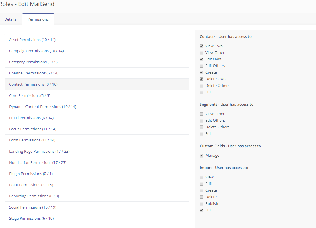 Internal Server Error (500) when Creating New Segment with new role · Issue #7597 · mautic ...