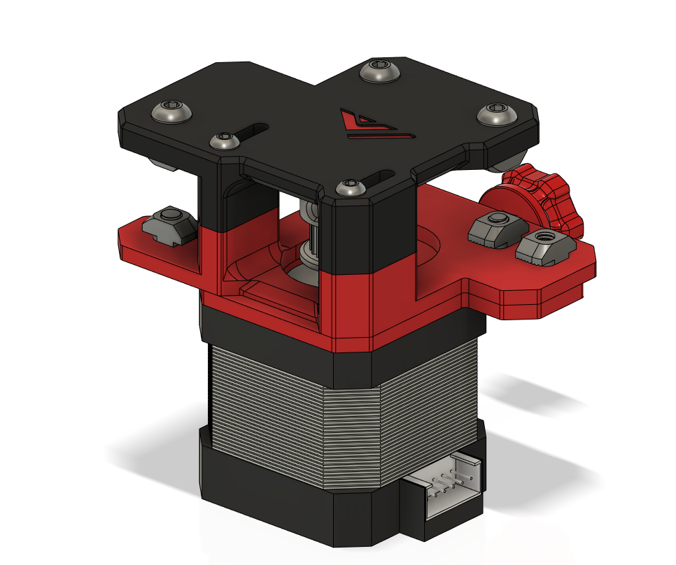 VzBoT-Vz330/Assemblies BOM and STL/Gantry/Motor Mounts/Printed/Left ...