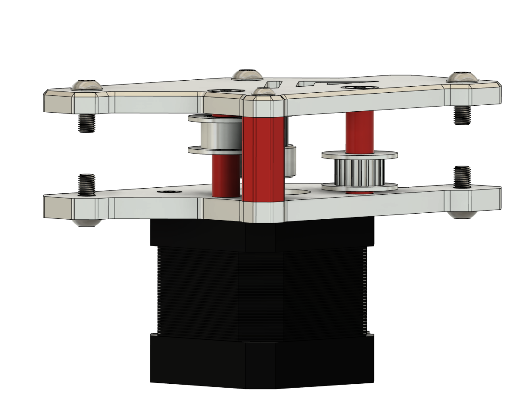 VzBoT-Vz330/Assemblies BOM and STL/Gantry/Front Idler-motor mounts AWD ...
