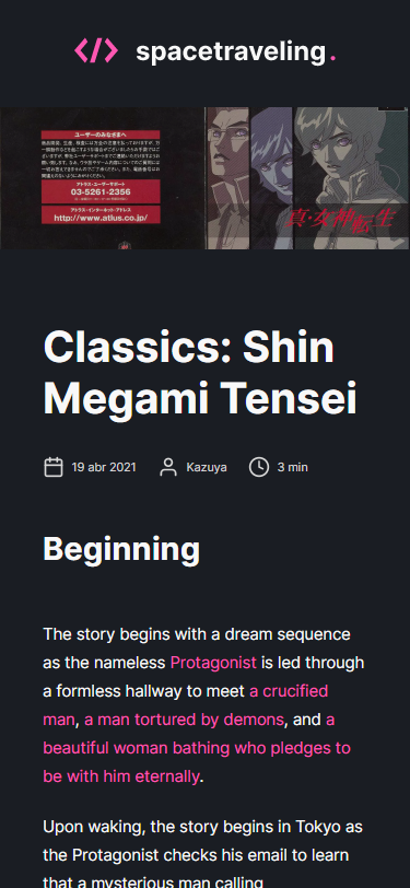 GitHub - lcsdiniz/spacetraveling: A blog built with Next.Js and Prismic