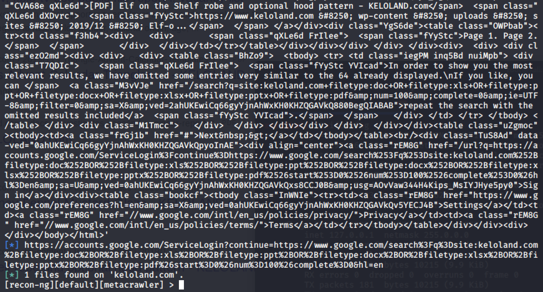 Metacrawler - google authentication? · Issue #91 · lanmaster53/recon-ng-marketplace · GitHub
