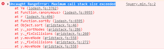 Maximum call stack size exceeded error, when loading element positions from database · Issue ...
