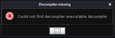 could not find decompiler executable decompile · Issue #1495 · NationalSecurityAgency/ghidra ...