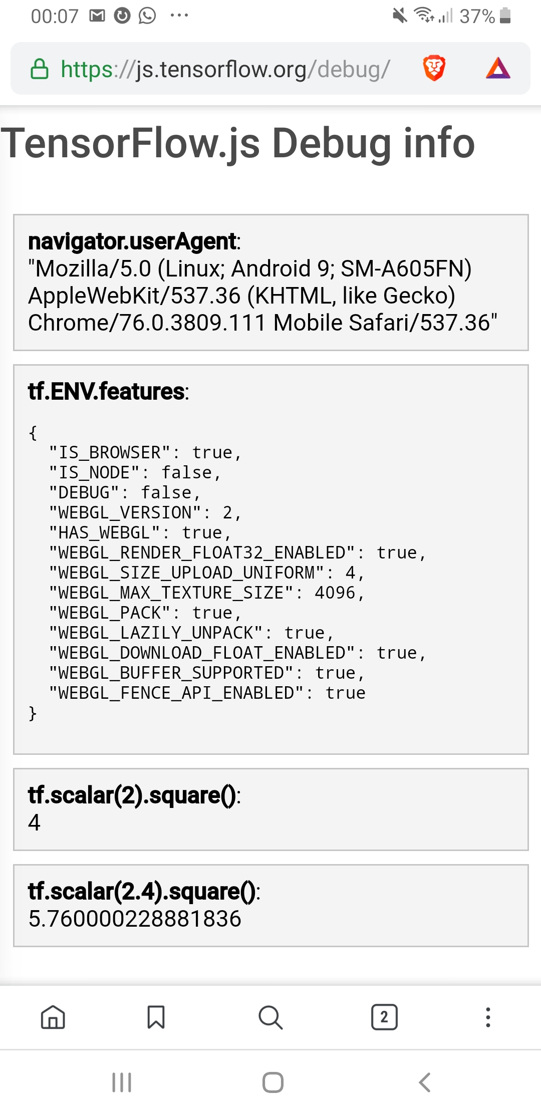 tf.Conv2D on WebGL unreliable for large inputs · Issue #1936 · tensorflow/tfjs · GitHub