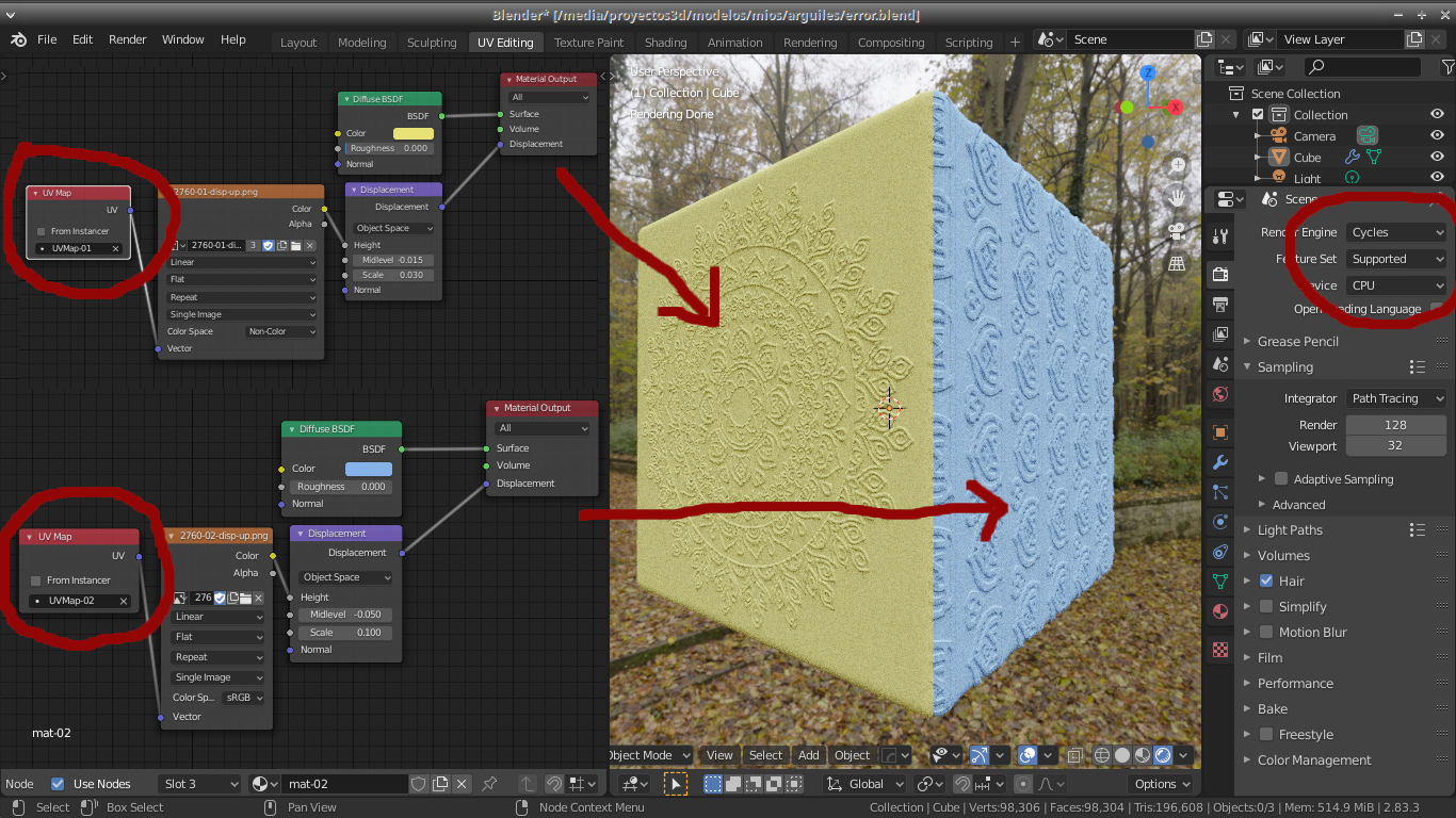 Subdiv shape doesn't support more than one UV map · Issue #416 · LuxCoreRender/LuxCore · GitHub