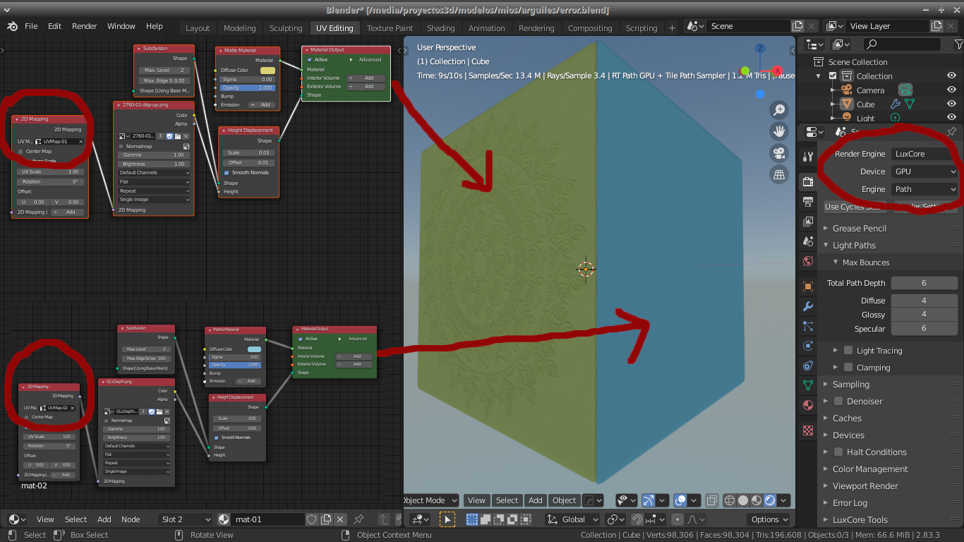 Subdiv shape doesn't support more than one UV map · Issue #416 · LuxCoreRender/LuxCore · GitHub