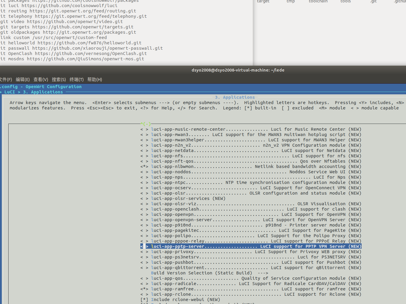 编译问题make menuconfig · Issue #9001 · coolsnowwolf/lede · GitHub