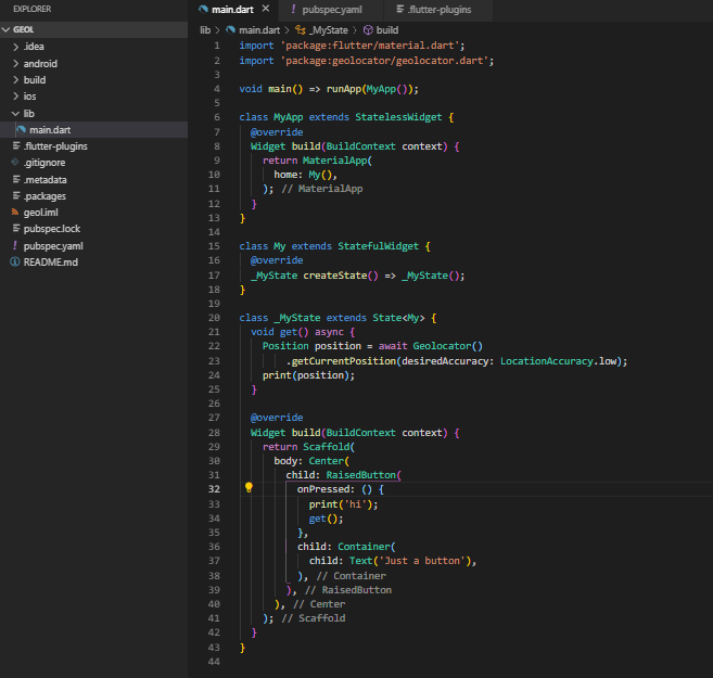 GetCurrentPosition never returned · Issue #338 · Baseflow/flutter-geolocator · GitHub