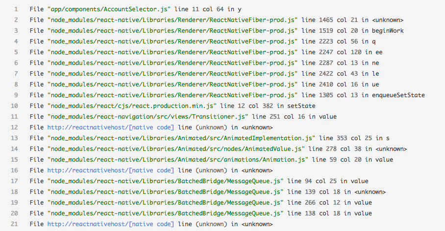 Uploaded Sourcemaps Doesn T Show The Stacktrace Of Source · Issue 24 · Rollbar Rollbar React