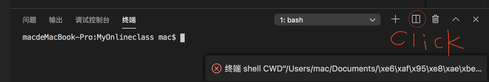 Terminal split cwd doesn't work with unicode · Issue #92835 · microsoft/vscode · GitHub