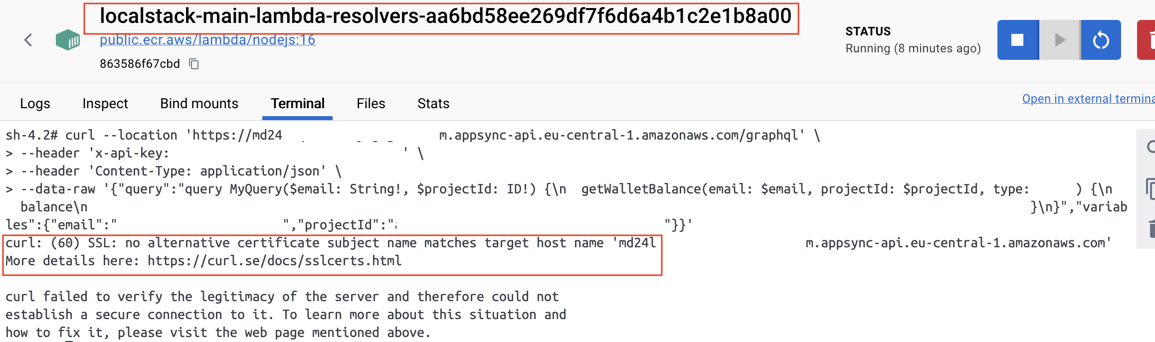 Bug Localstack Lambda Invokes Post Request 404 Error · Issue 9351 · Localstack