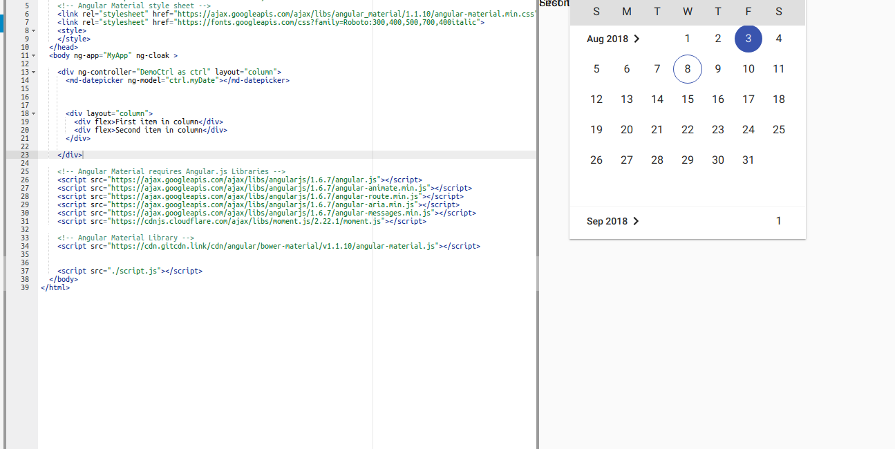 layout: rendering problems with items in a column layout overlapping ...