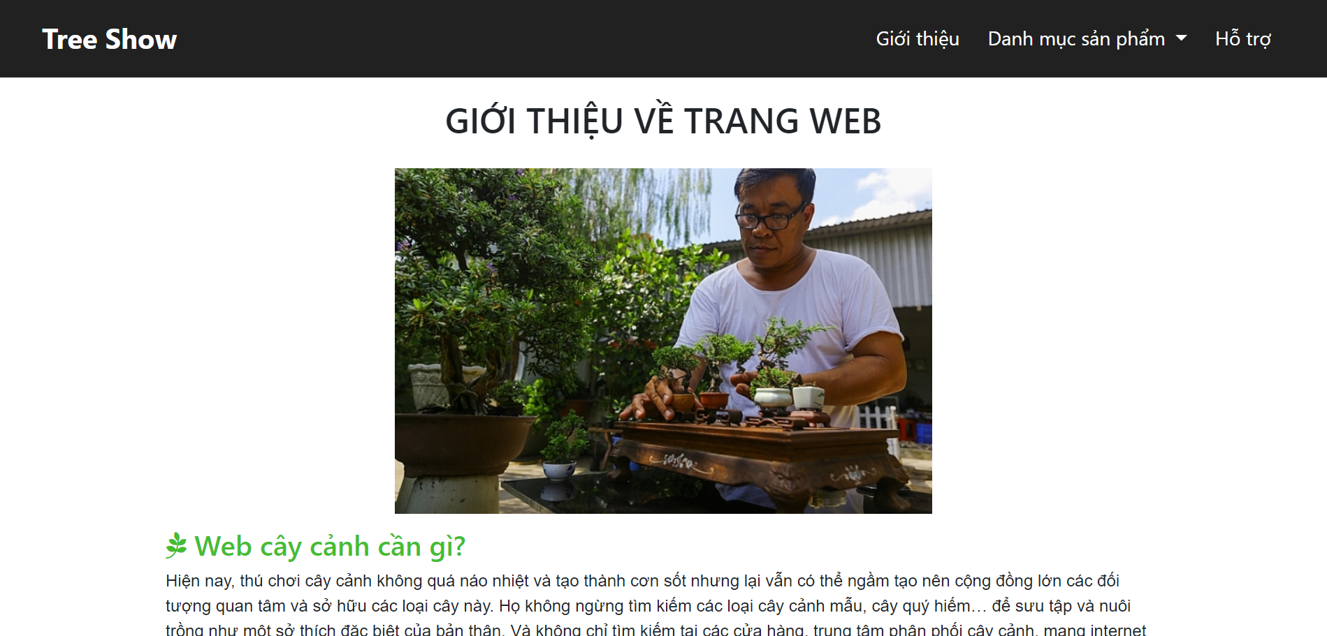 GitHub - Caotrungthanh/ShoppingTree: Website giới thiệu cây cảnh